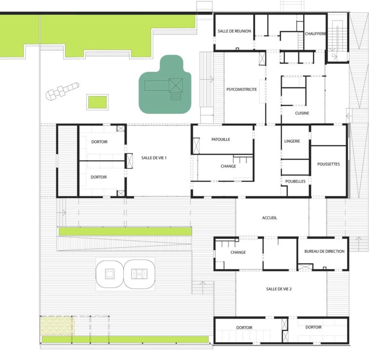 Crèche Philippeville - Grenoble - r2k Architecte